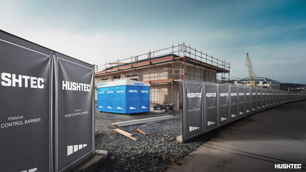 Temporary Acoustic Barriers | Hushtec Construction Noise Solution
